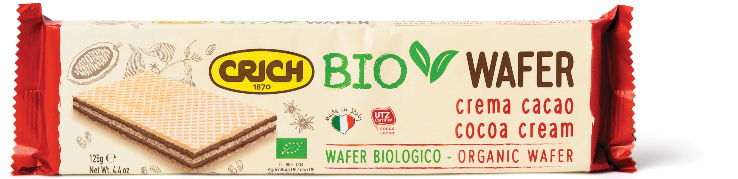 Organic Wafers with Cocoa – Iris Importing